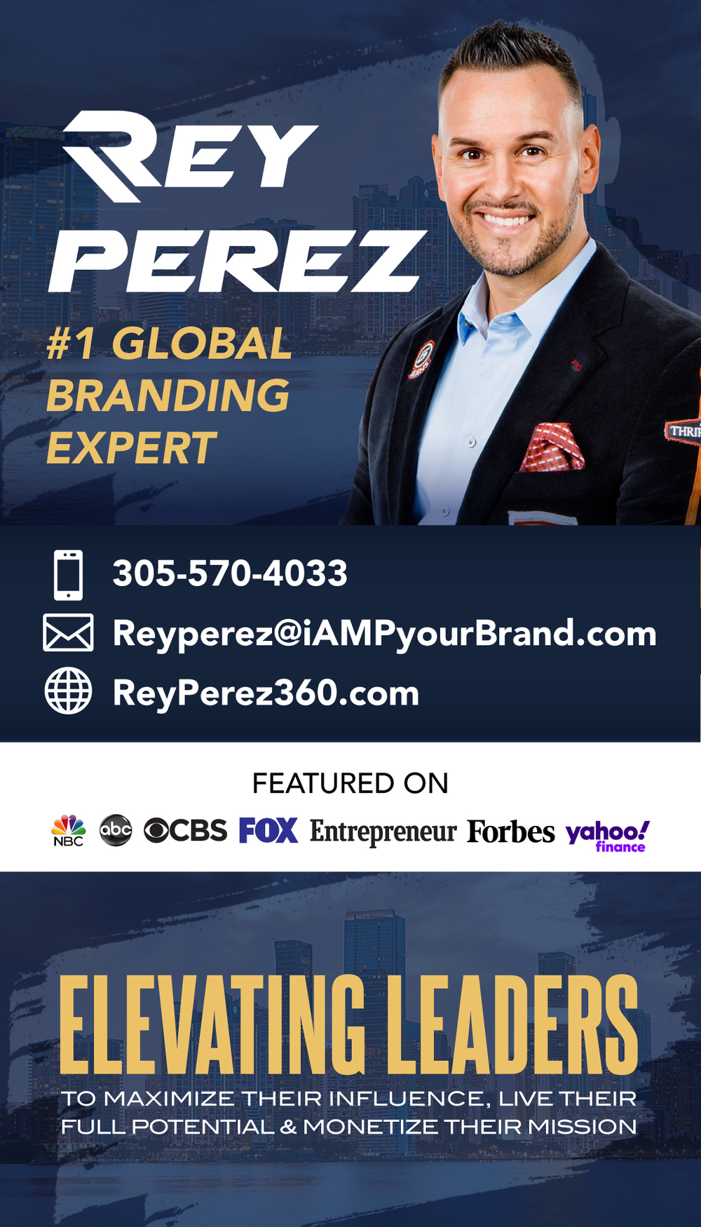 Meet REY PEREZ #1 Global Branding Expert